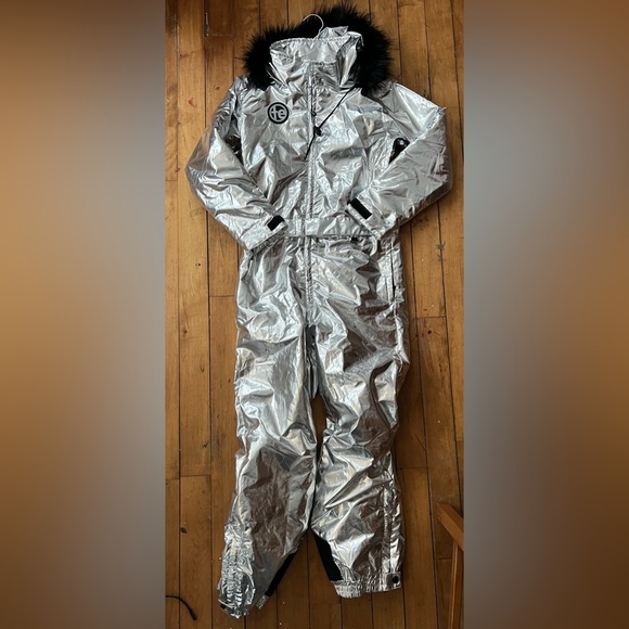 Tipsy Elves | Jackets & Coats | Tipsy Elves Silver Bullet Snowsuit ...